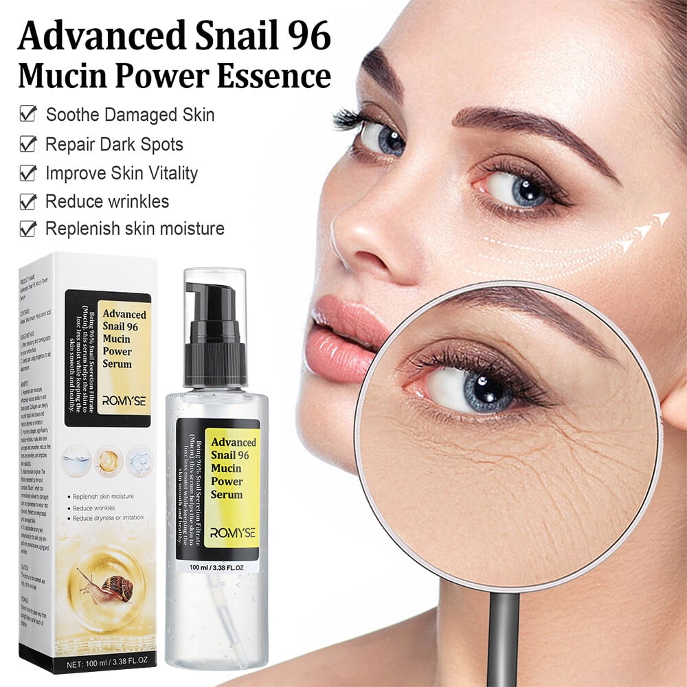 Advanced Snail Mucin 96% Power Repairing Essence, Snail Mucin Serum ...