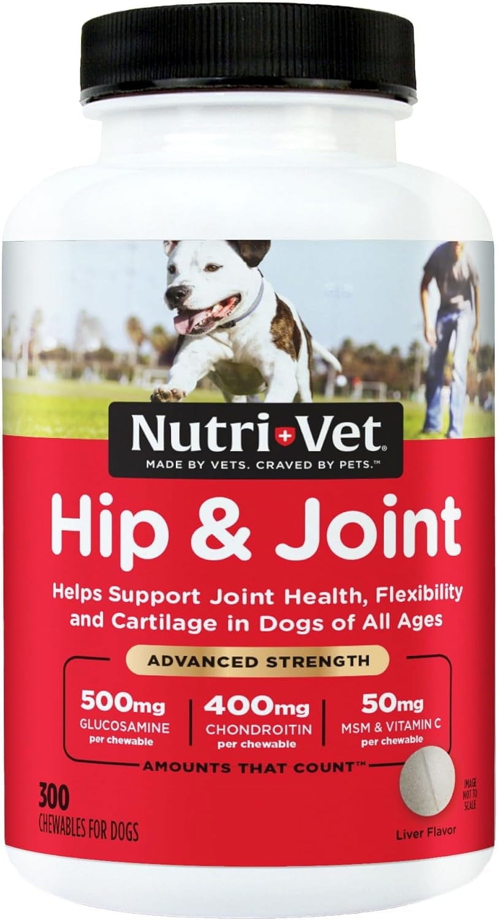 Advanced Strength Hip & Joint Chewable Dog Supplements - Formulated ...