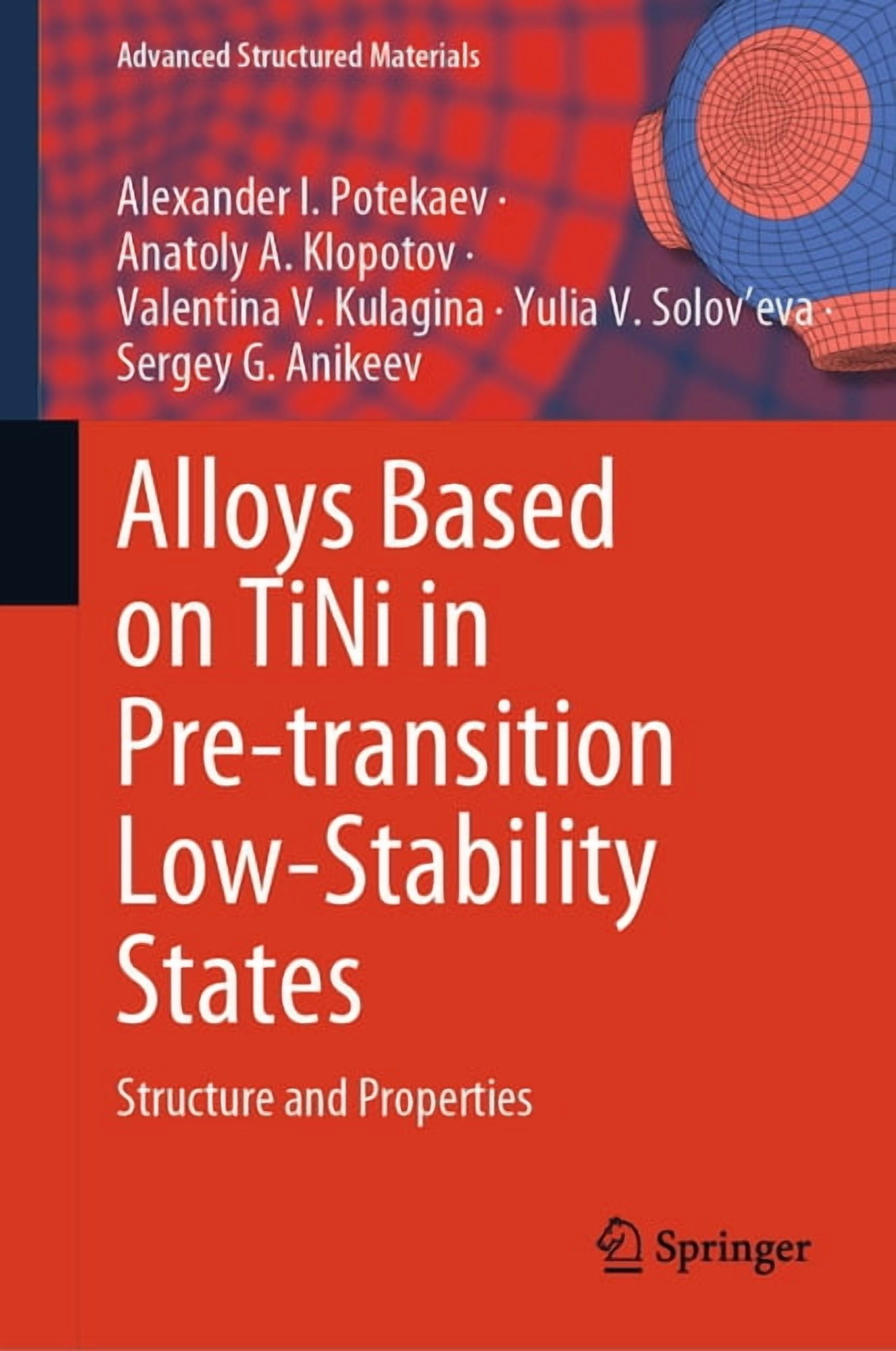 Advanced Structured Materials Alloys Based on Tini in Pre-Transition ...