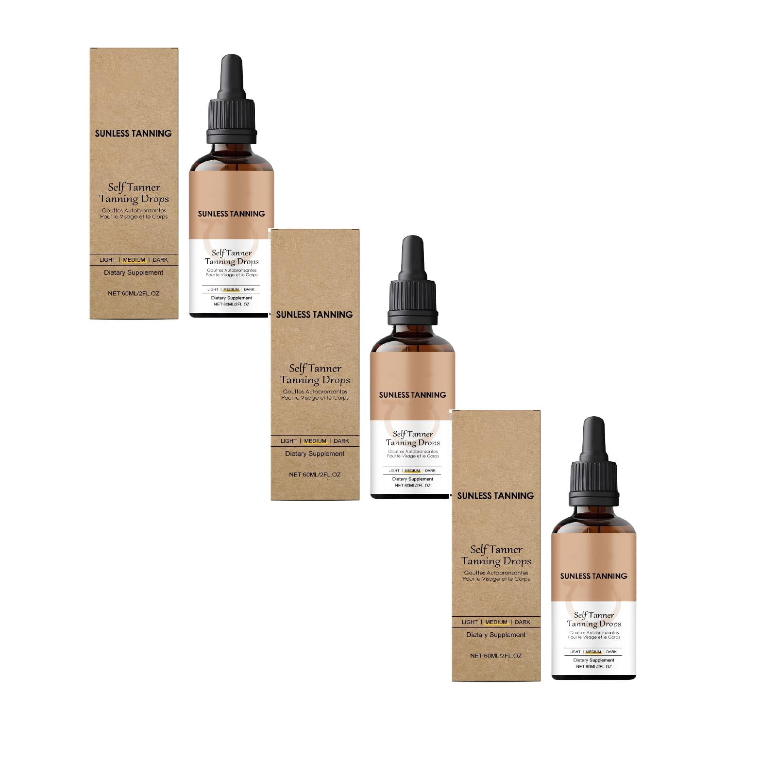 Advanced Sunless Tanning Drops ToDrink, Tanning Drops, Enhances Natural ...