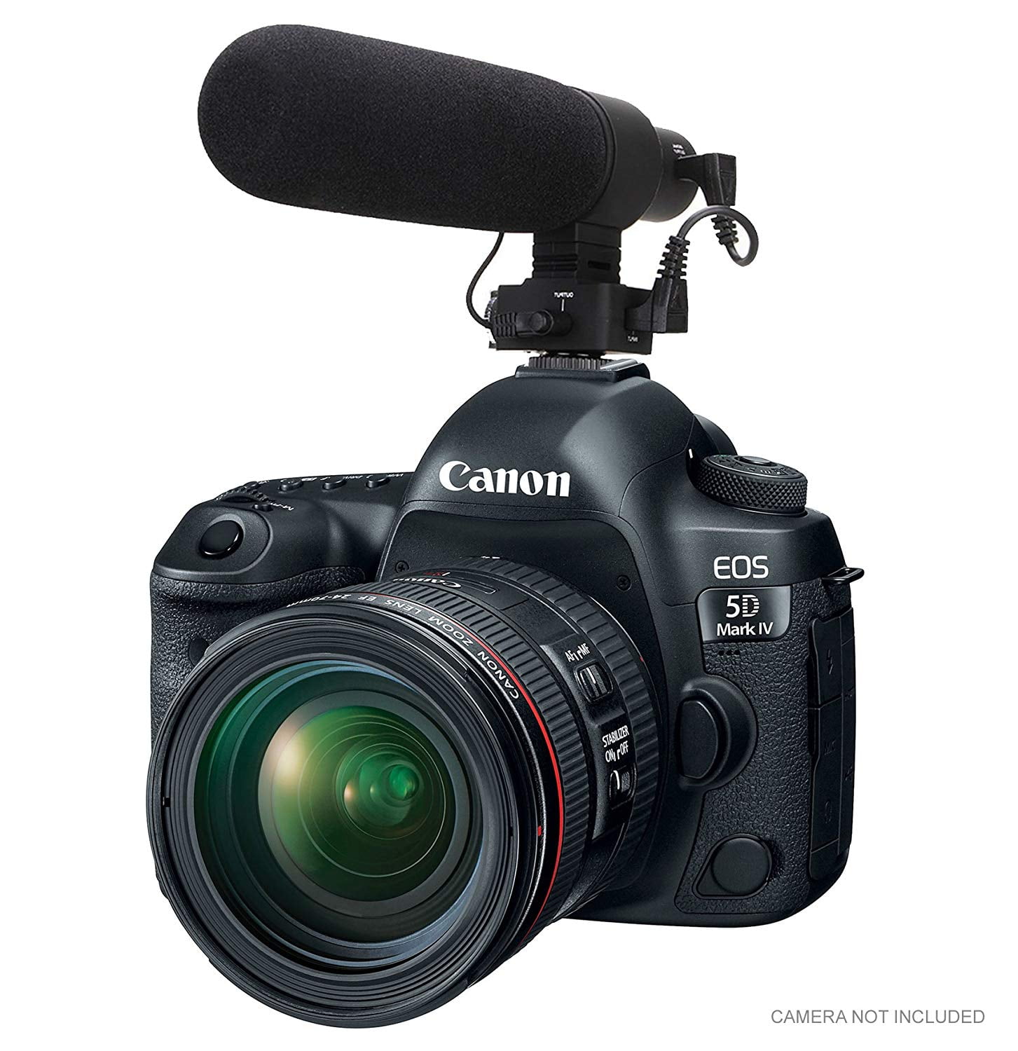 Advanced Super Cardioid Microphone (Stereo/Shotgun) With Dead Cat Wind ...