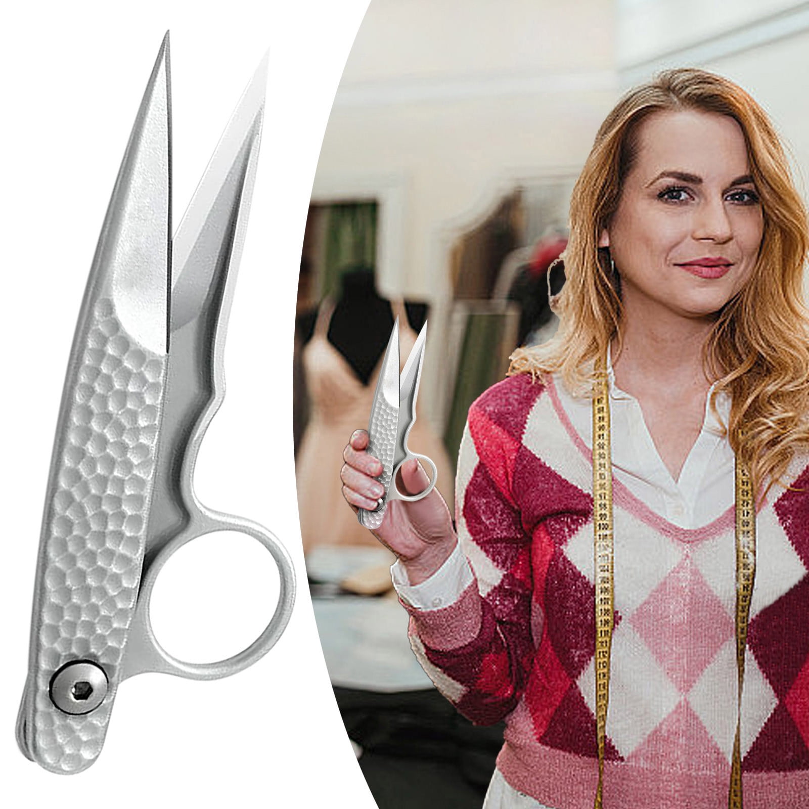 Advanced Tailor Scissors Versatile Alloy Sewing Scissors Seam Tearing ...