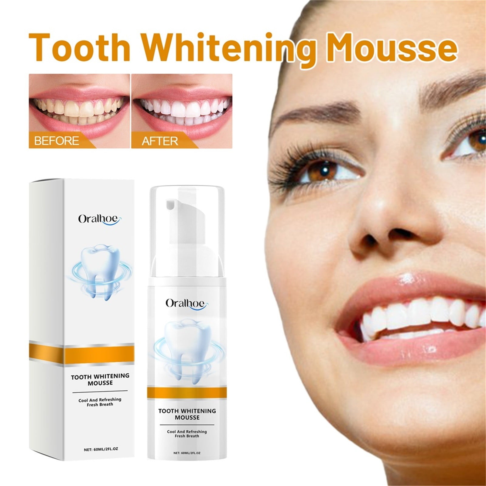 Advanced Teeth Whitening Toothpaste for Stain Removal,Gentle Enamel ...