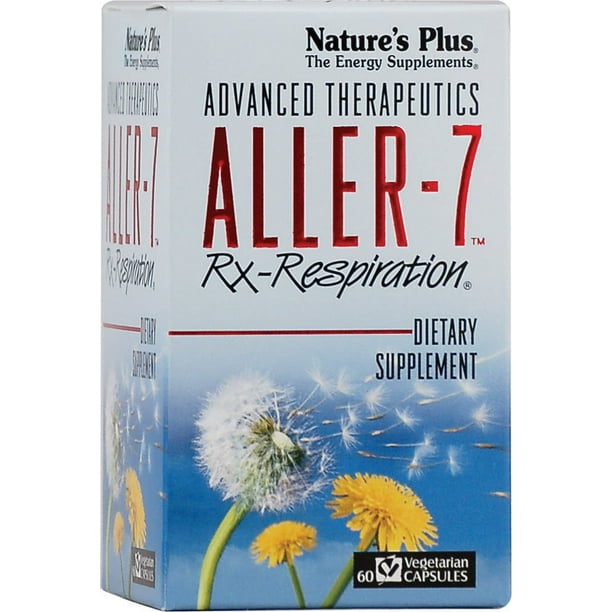 Nature's Plus Aller-7 Rx-Respiration 60 Capsule - Walmart Business Supplies