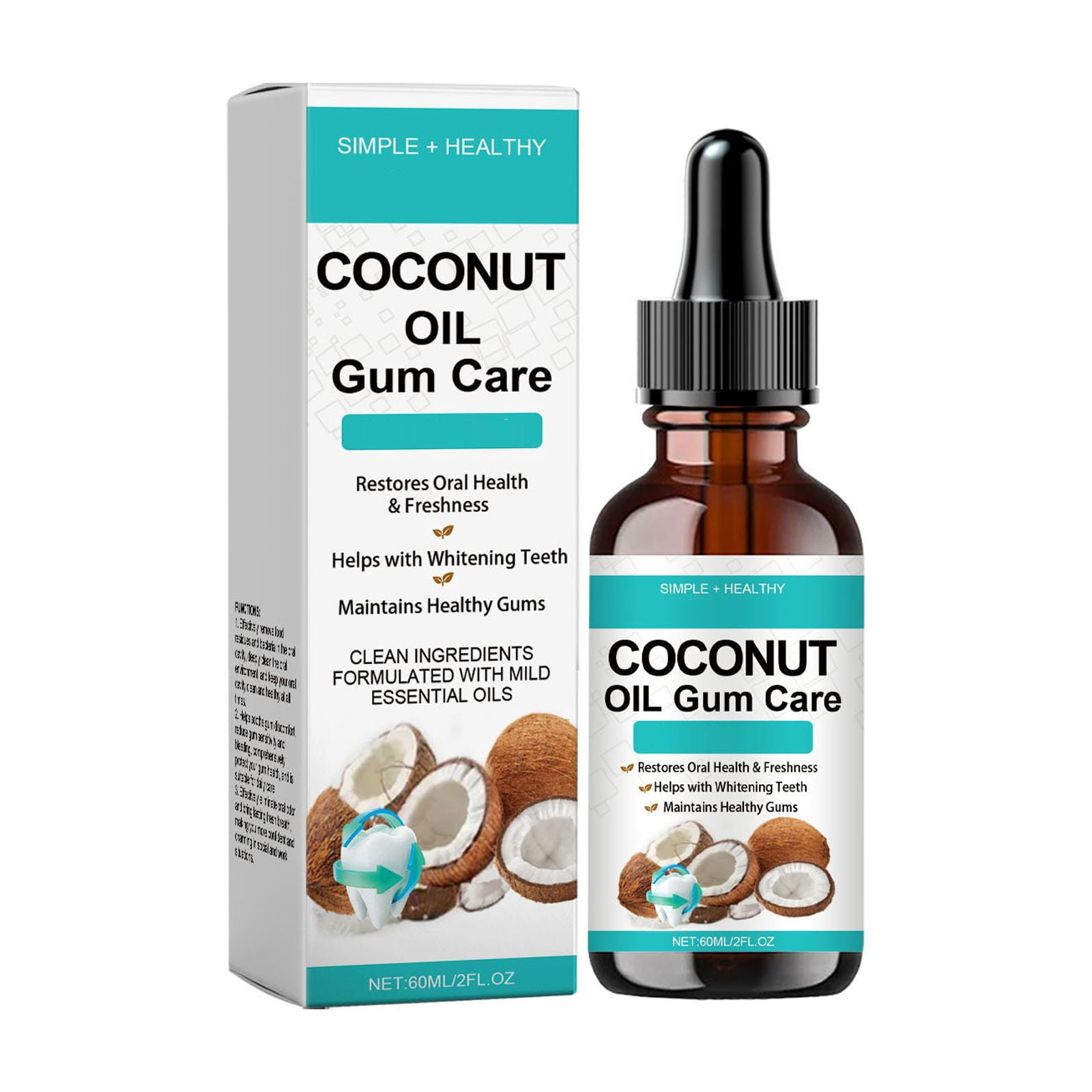 Advanced Tooth Serum for Whitening and Stain Removal,60ml Achieve a ...