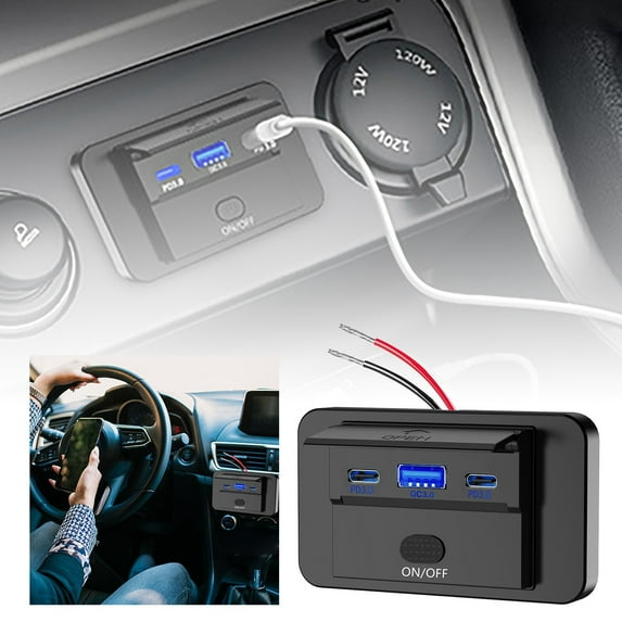 Advanced Universal USB Charging Socket Panel High-Power -Port Fast ...