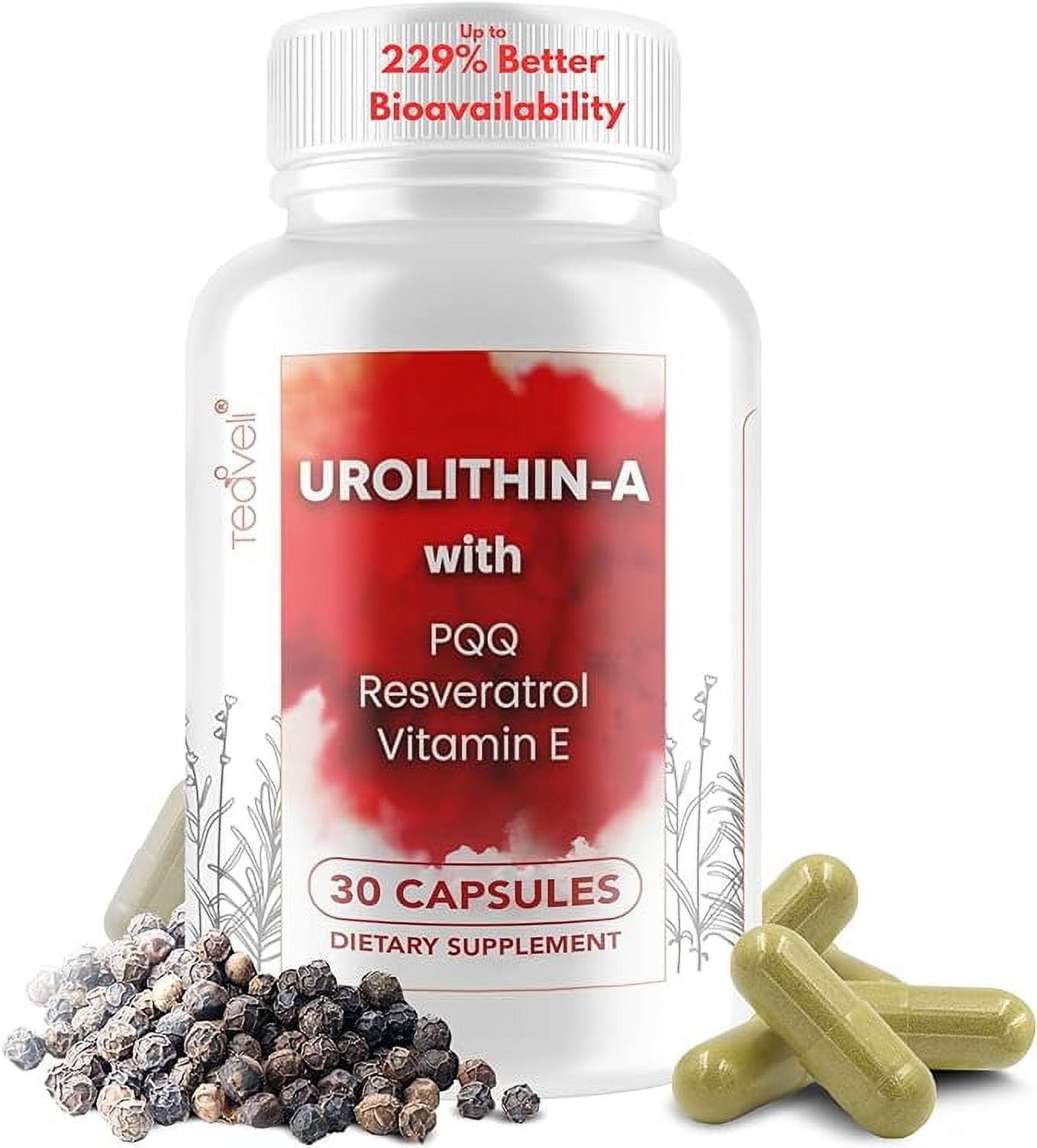 Advanced Urolithin-A Supplement for Healthy Aging, Mitochondrial Health ...