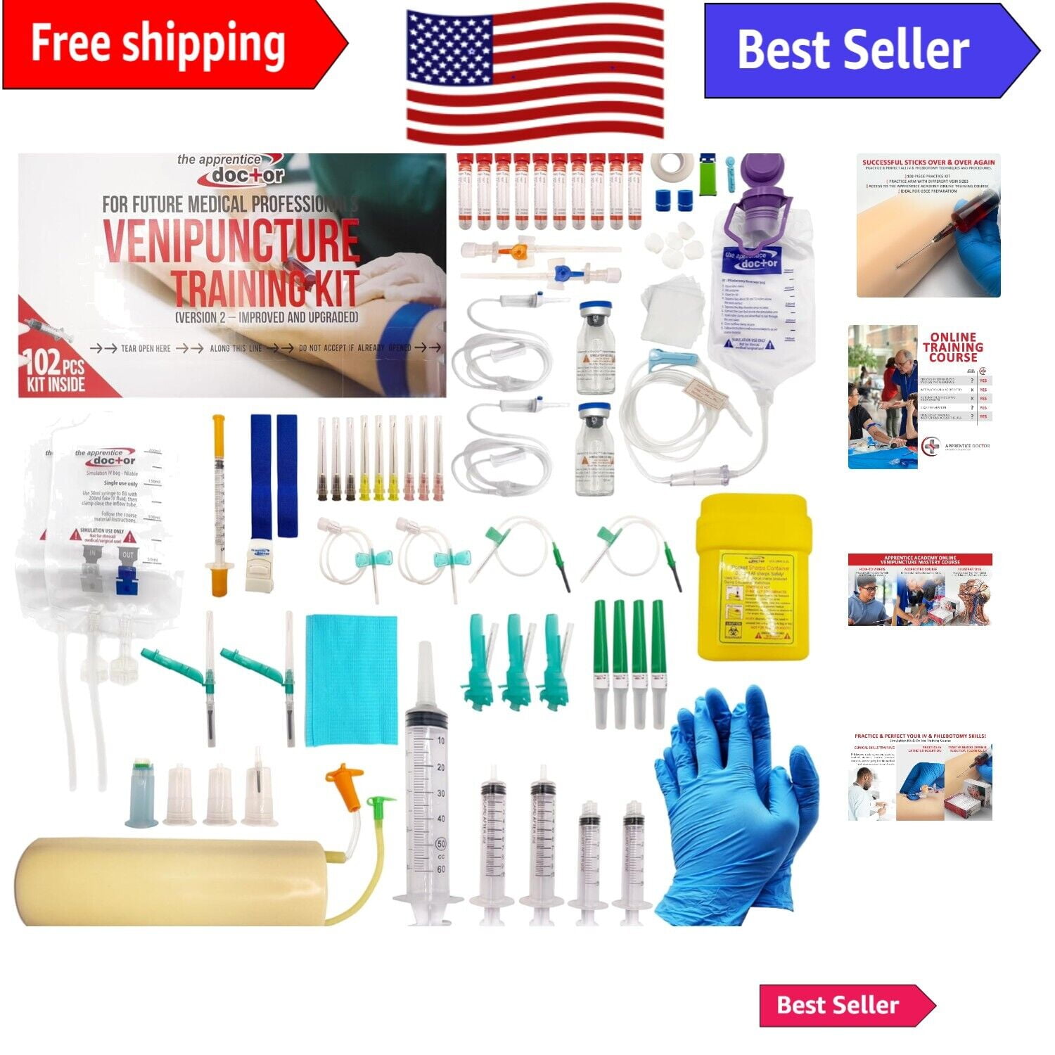 Advanced Venipuncture Practice Arm and Online Training for Healthcare ...