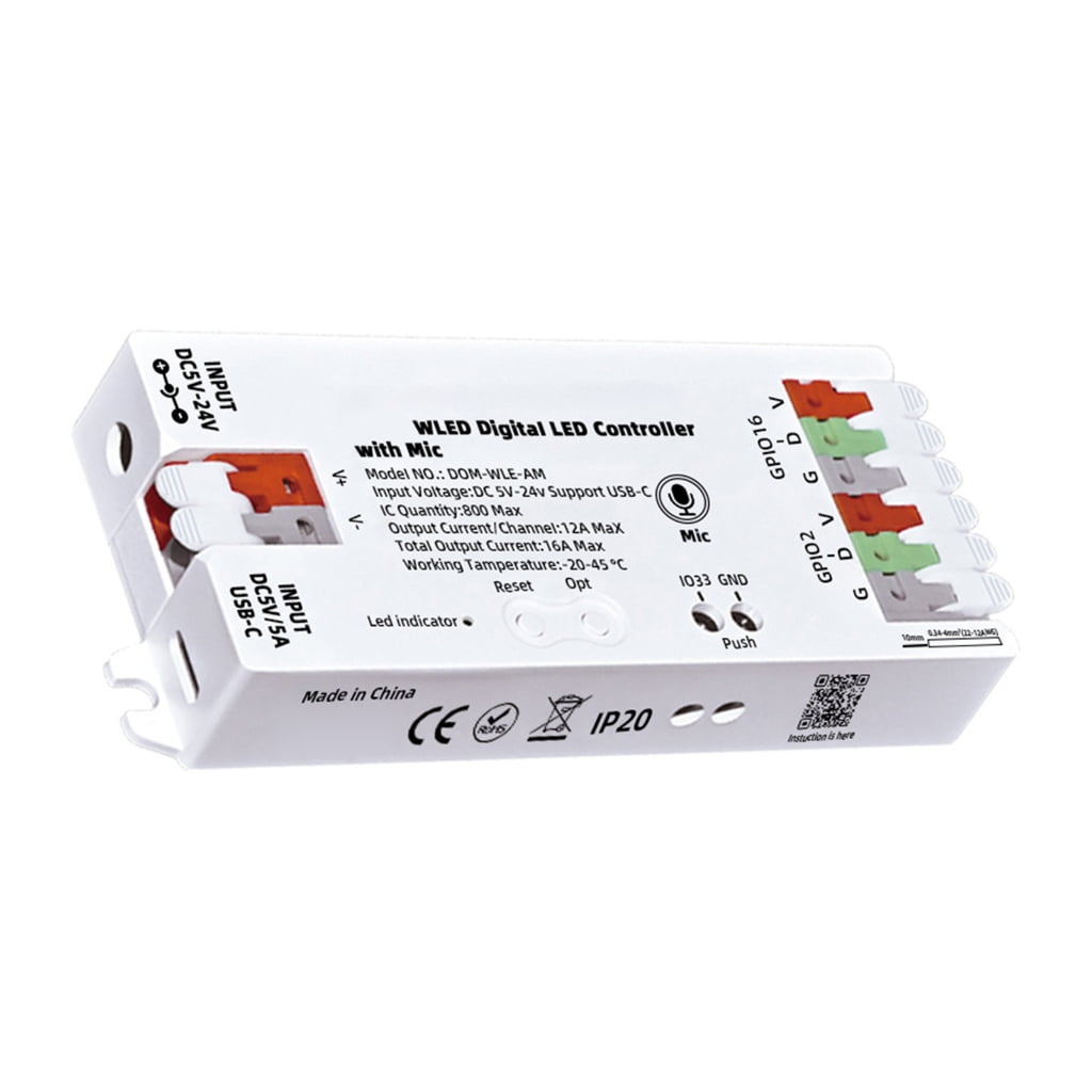 Advanced WLED LED Strips Driver 12A per Channel 24V Input Energy ...