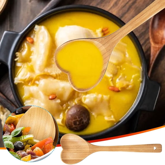 Advanced Wooden Spoon Cooking Spoon Soup Chili Spoon Hot Pot Spoon Good ...
