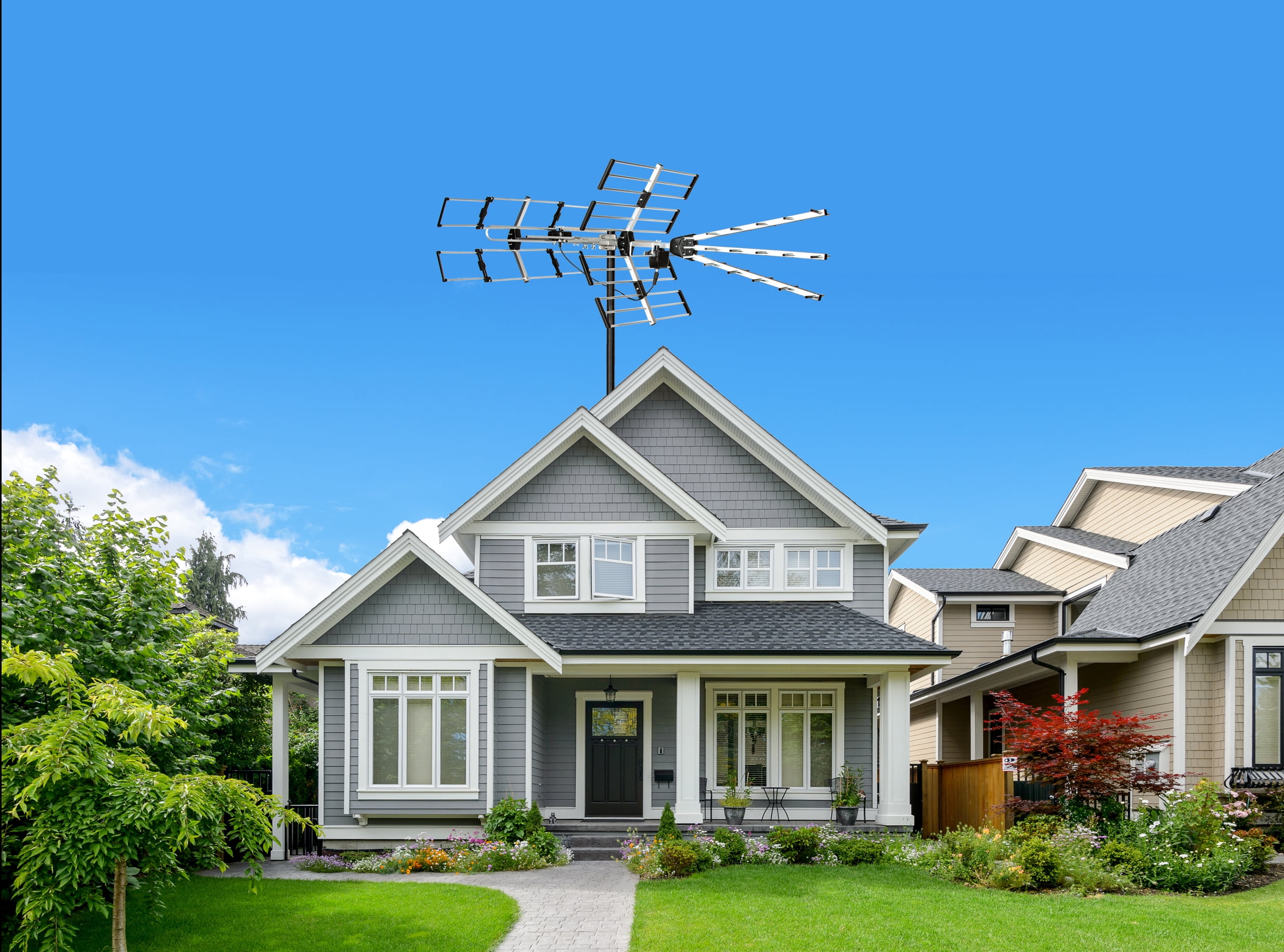 [Five Star NEWEST] Advanced Yagi Outdoor TV Antenna: Elevate Your TV ...