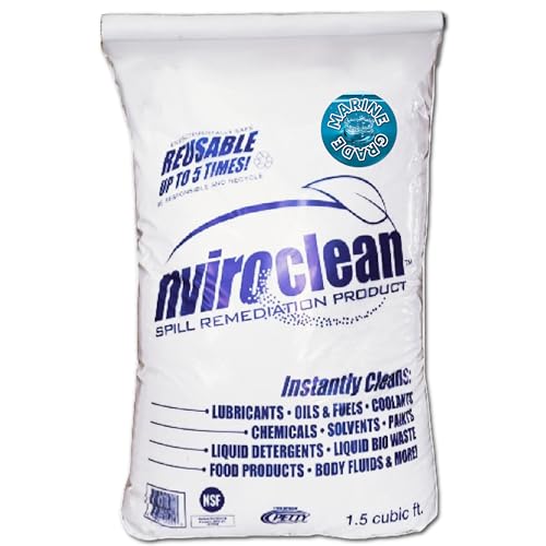 AdvancedMarine 1.5 Cubic Ft (Pack of 1) 20-1 Marine Spill Absorbent ...
