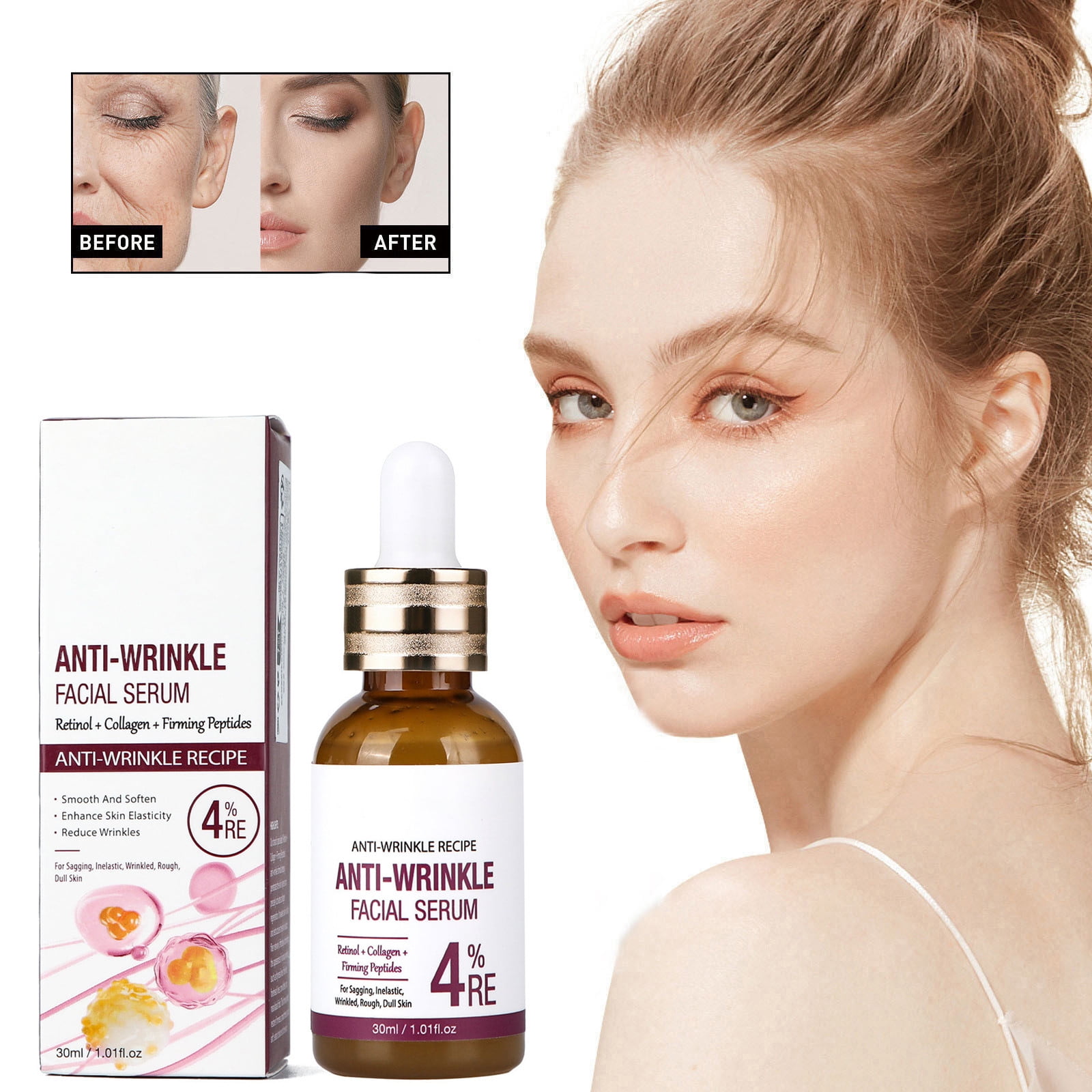 Advanceds Peptide Facial Serum, Moisturizer Skin Care Serum For Face ...