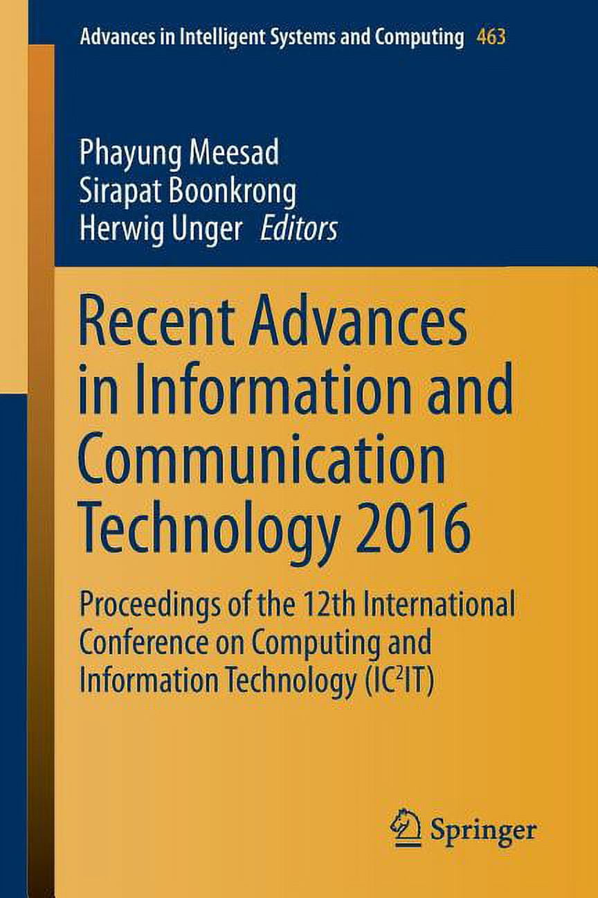 Advances in Intelligent Systems and Computing: Recent Advances in ...