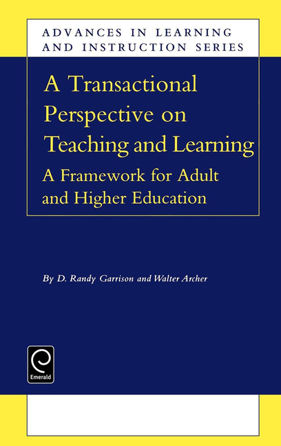 Advances in Learning and Instruction Transactional Perspective on ...