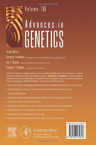 Pre-Owned Fungal Phylogenetics and Phylogenomics (Volume 100) (Advances in Genetics, Volume 100 ...