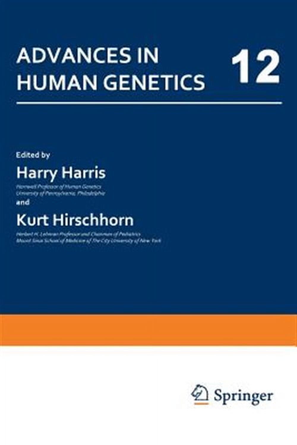 Advances in Human Genetics: Advances in Human Genetics: 12 (Paperback) - Walmart.com