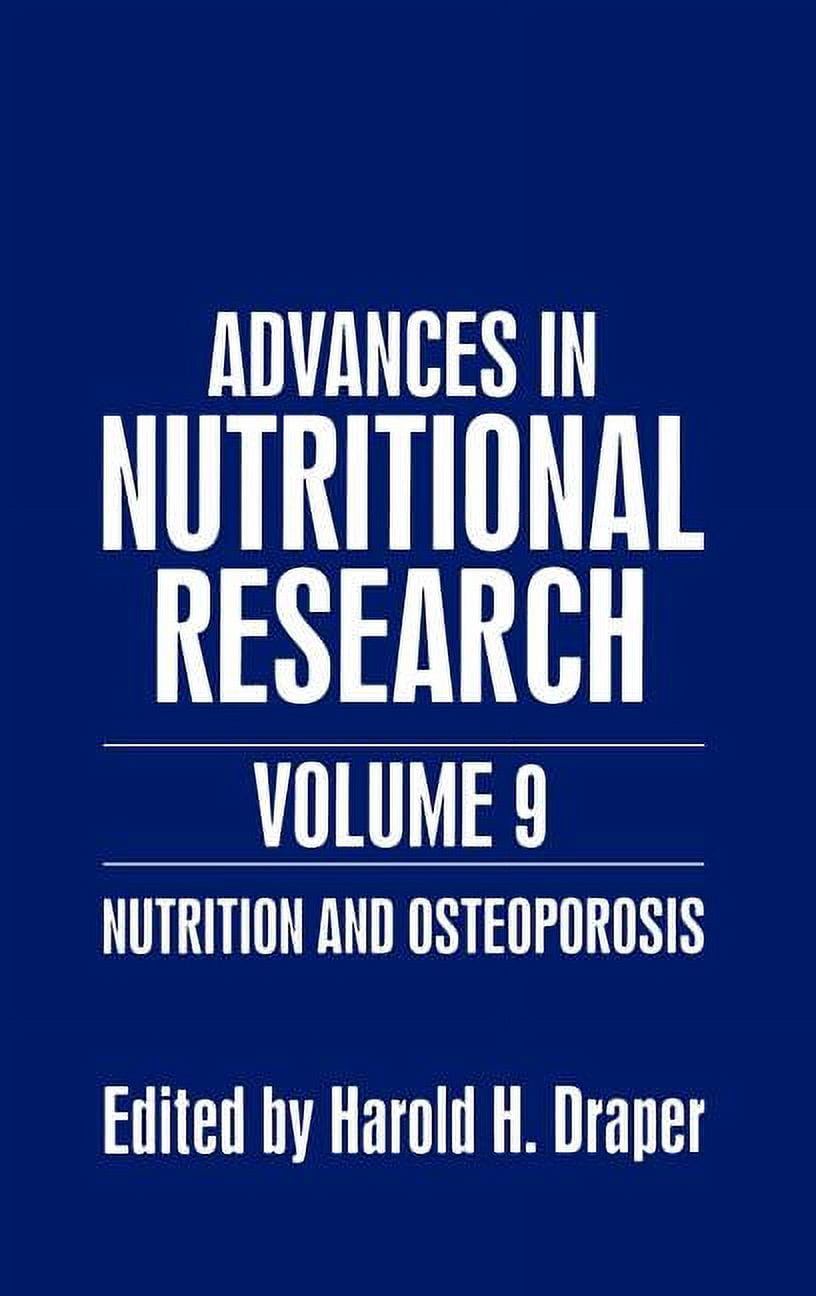 Advances in Nutritional Research Nutrition and Osteoporosis, Book 9 ...