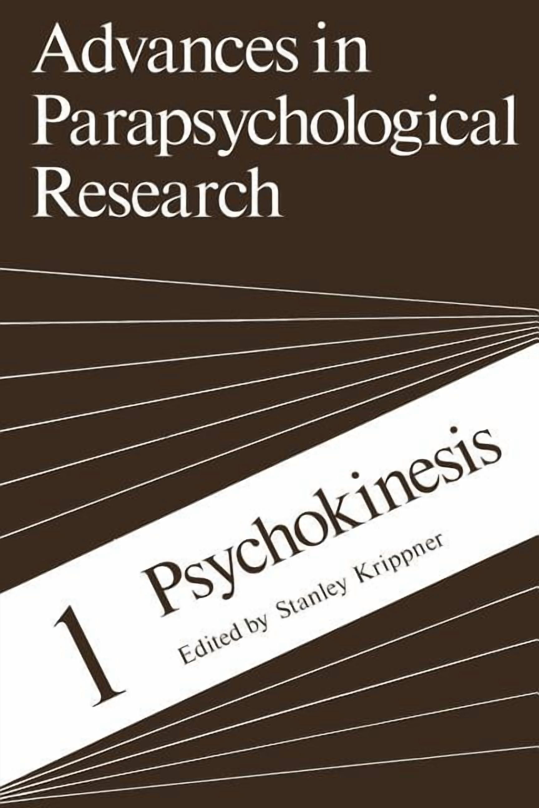 Advances in Parapsychological Research Psychokinesis, Book 1 ...