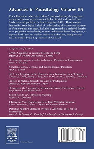 Pre-Owned Advances in Parasitology: The Evolution of Parasitism - A ...