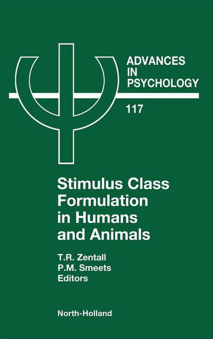 Advances in Psychology Stimulus Class Formation in Humans and Animals ...