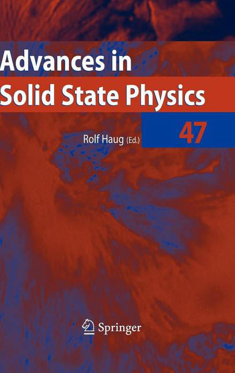 Advances in Solid State Physics Advances in Solid State Physics 47 ...