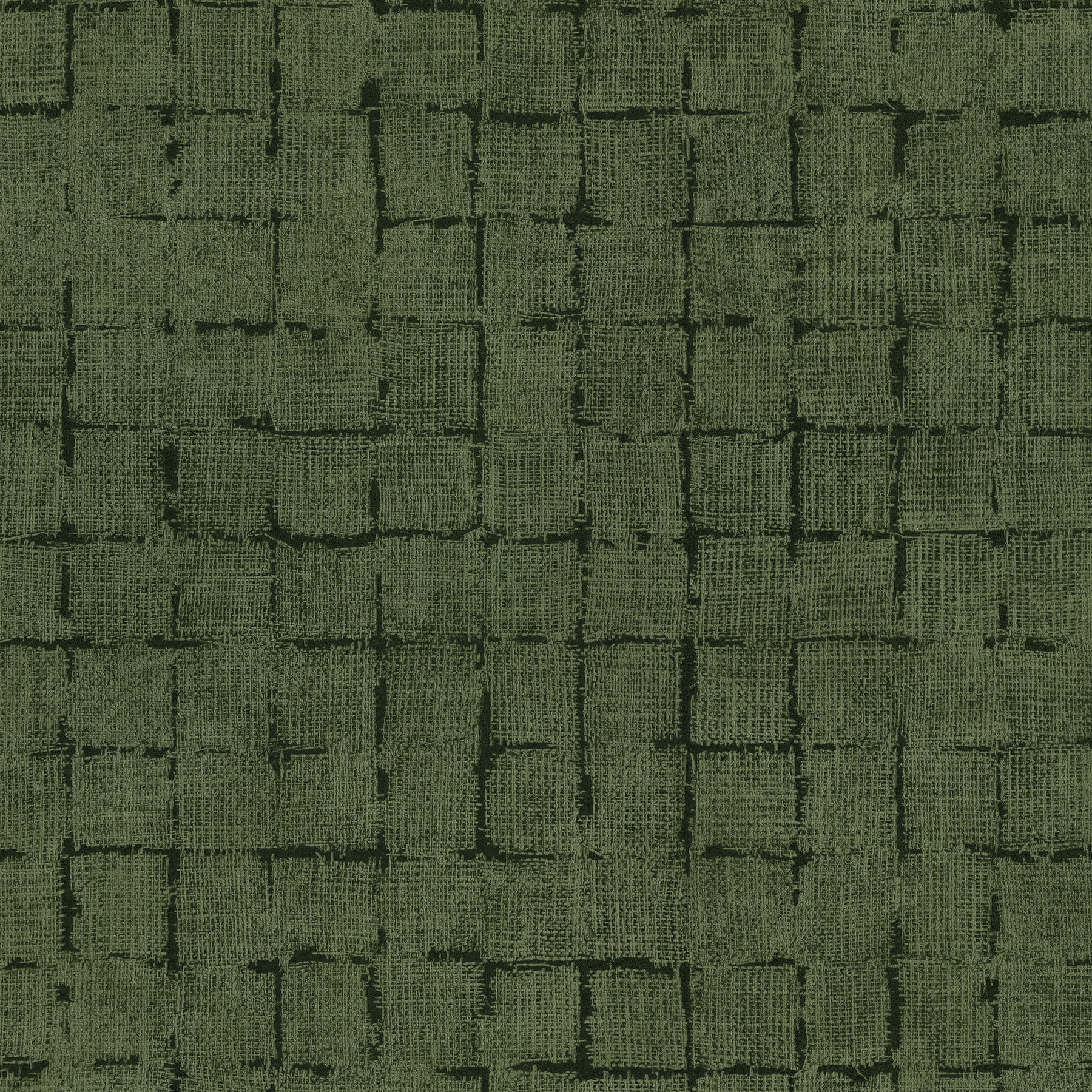 Advantage Blocks Olive Checkered Wallpaper - Walmart.com