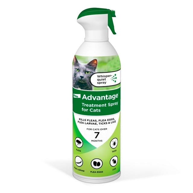 Advantage Cat Flea Treatment Spray Kills Fleas And Ticks Cat Flea Spray 8 Oz