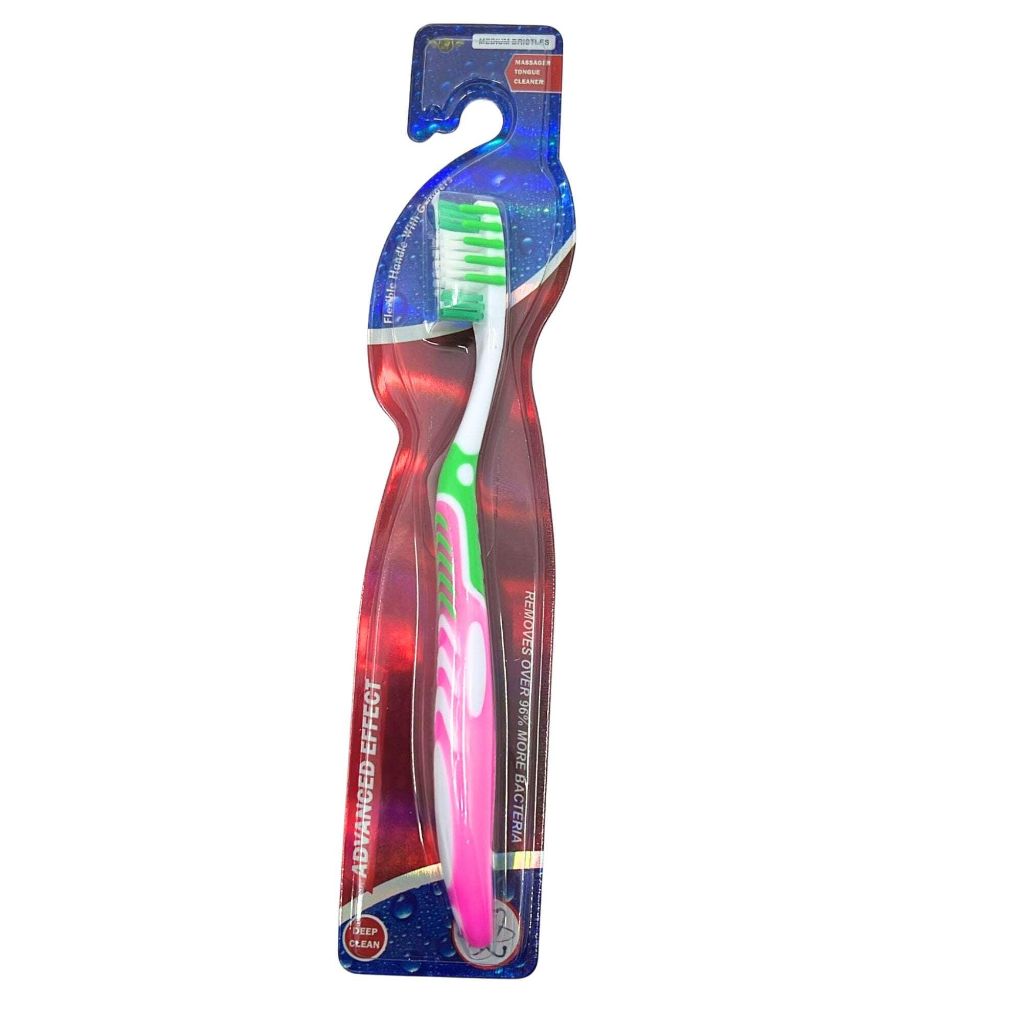 Advantage Effect Toothbrush with Multi-Level Flexible Bristles: 1CT ...