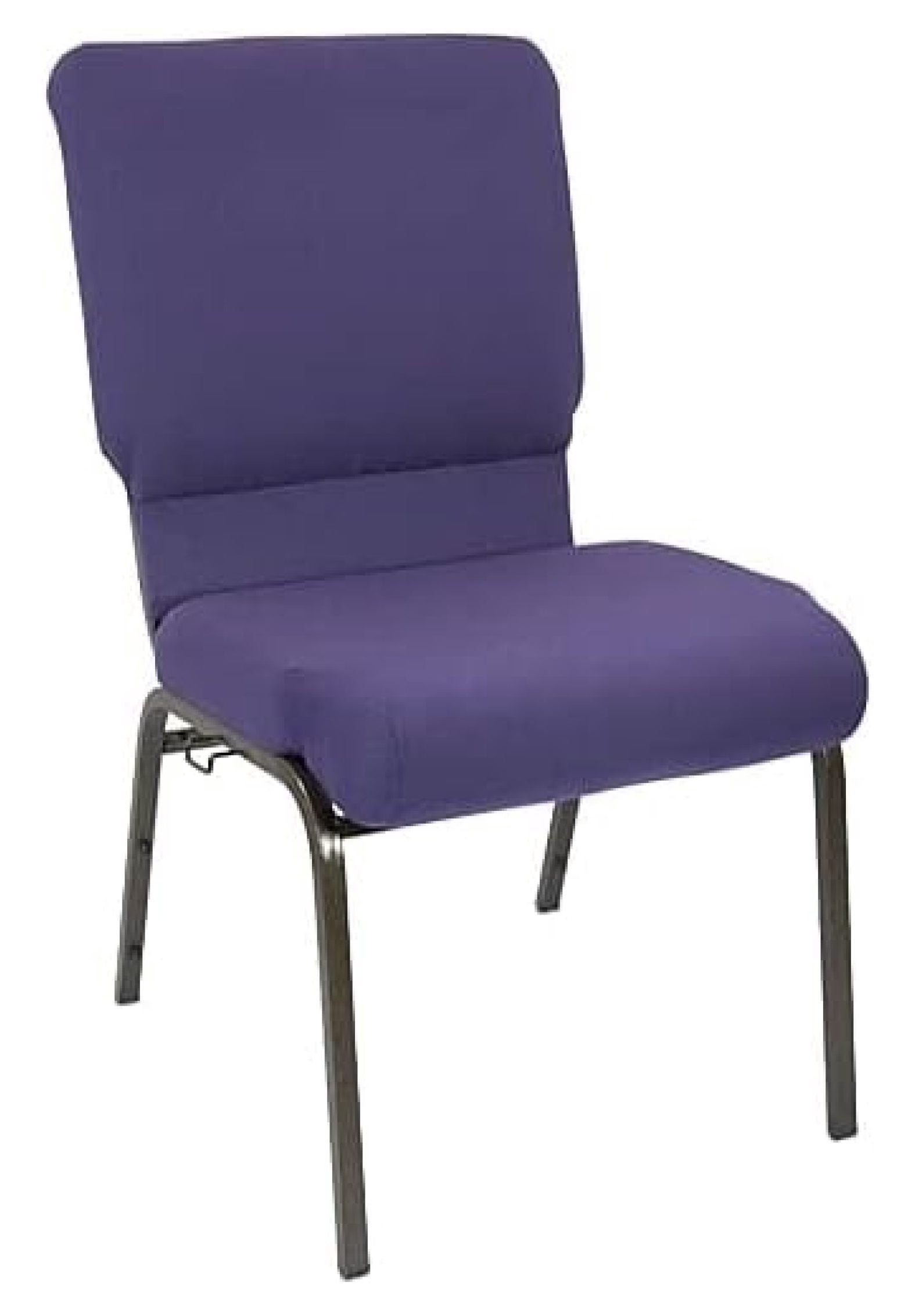 Advantage Eggplant Church Chair 18.5 in. Wide - Walmart.com