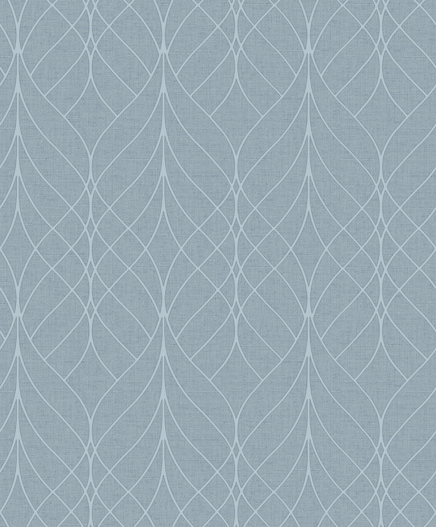 Advantage Hartley Blue Geo Wallpaper - Walmart.com