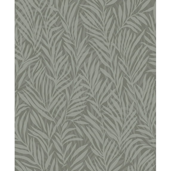 Advantage Holzer Dark Green Fern Wallpaper - Walmart.com