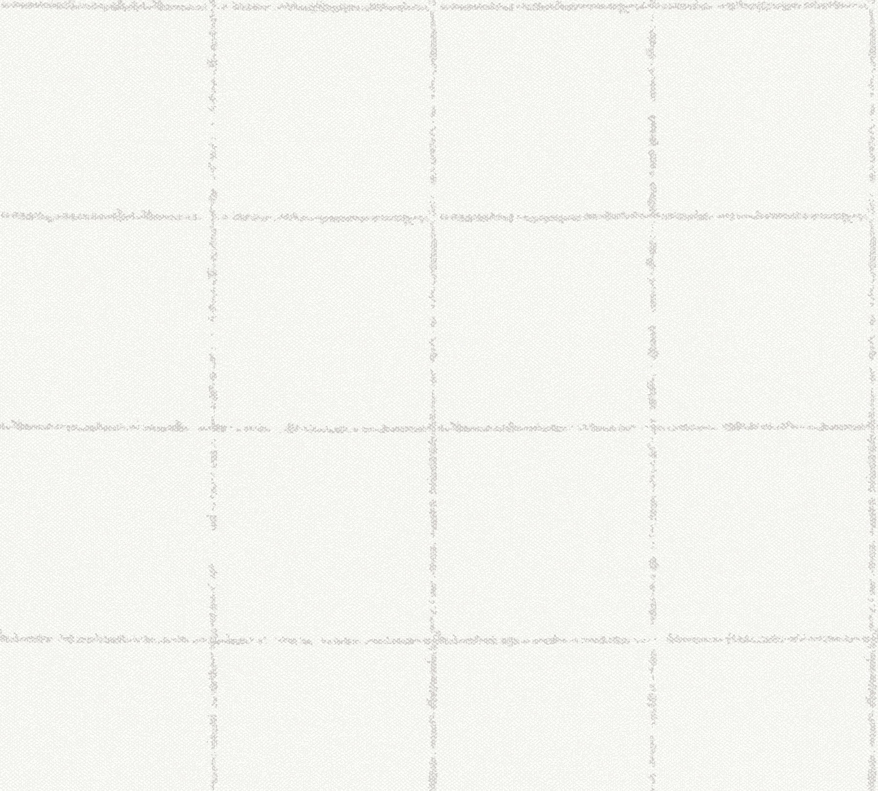 Advantage Kishi White Tile Wallpaper, 20.9-in by 33-ft, 57.48 sq. ft ...