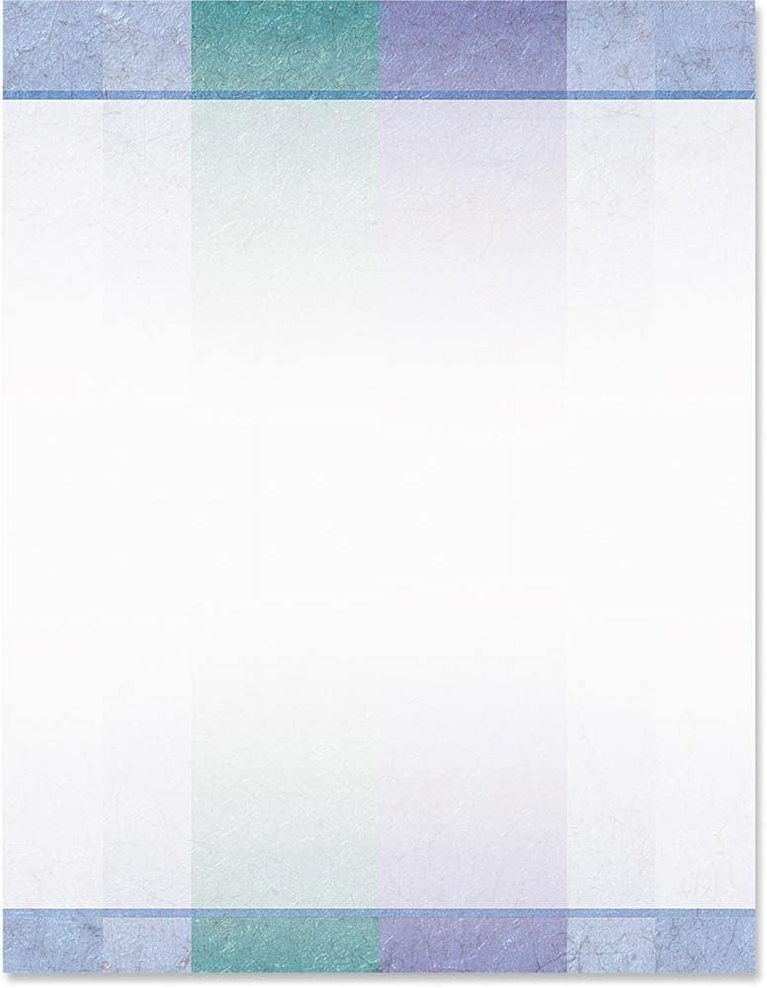 Advantage Striped Theme Paper Stationery, Border Paper, Letterhead 8.5 ...