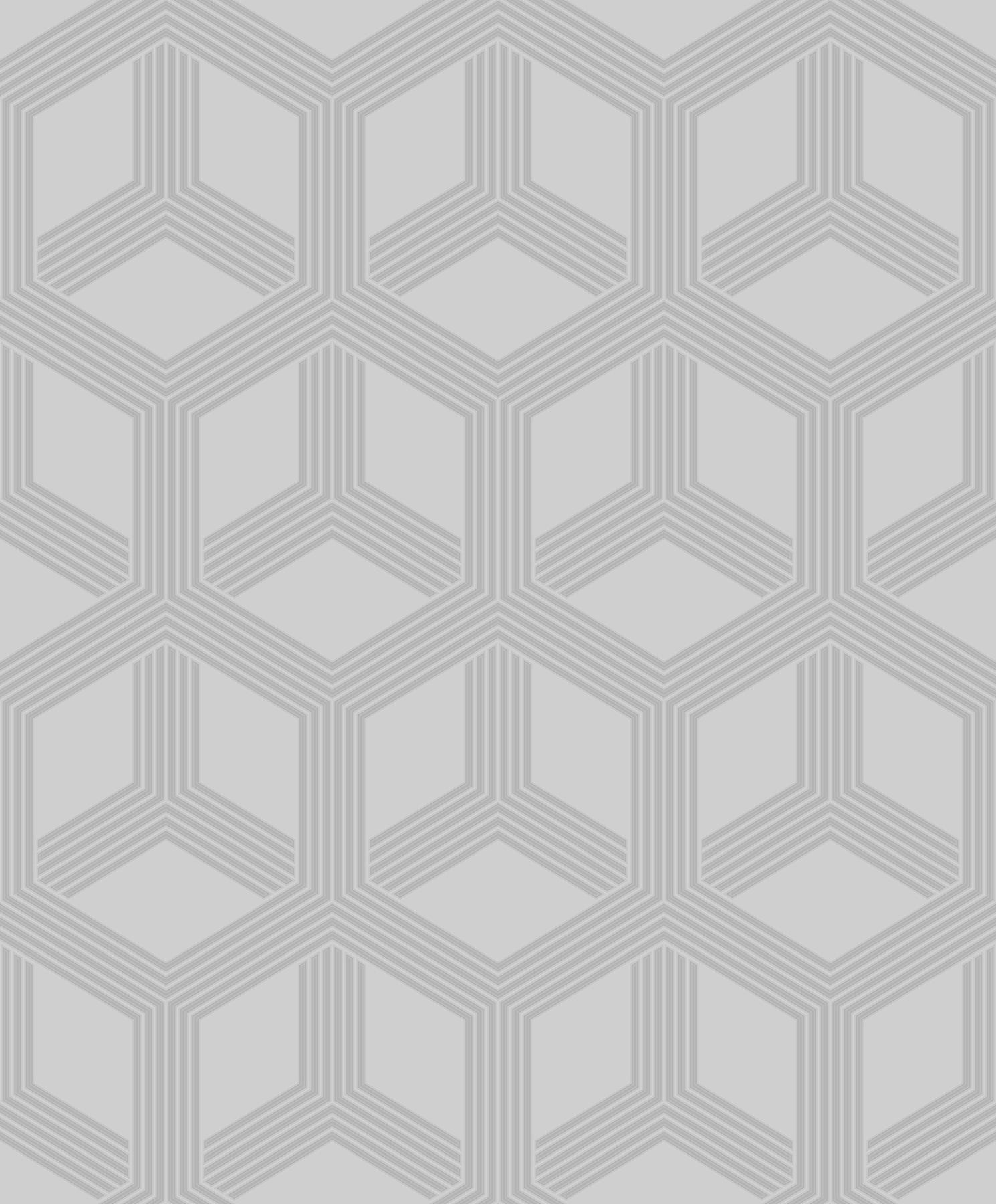 Advantage Xander Grey Glam Geometric Wallpaper - Walmart.com