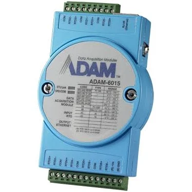 Advantech, 7 Channel Isolated RTD Input Module TCP Module,, ADAM-6015-DE (REPLACEMENT of ADAM ...
