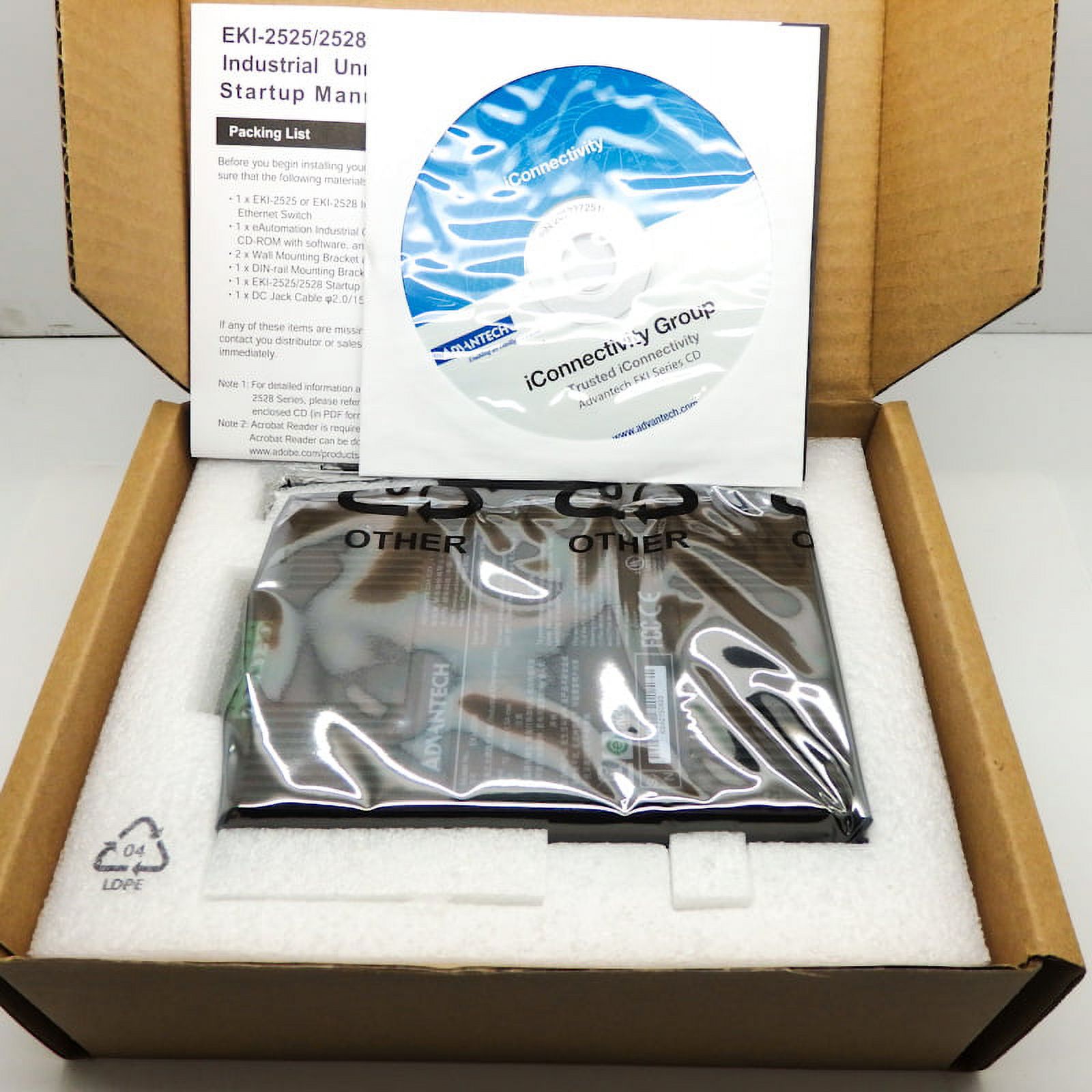 Advantech 8-Port Wide Temp Unmanaged Ethernet Switch EKI-2528I-AE ...