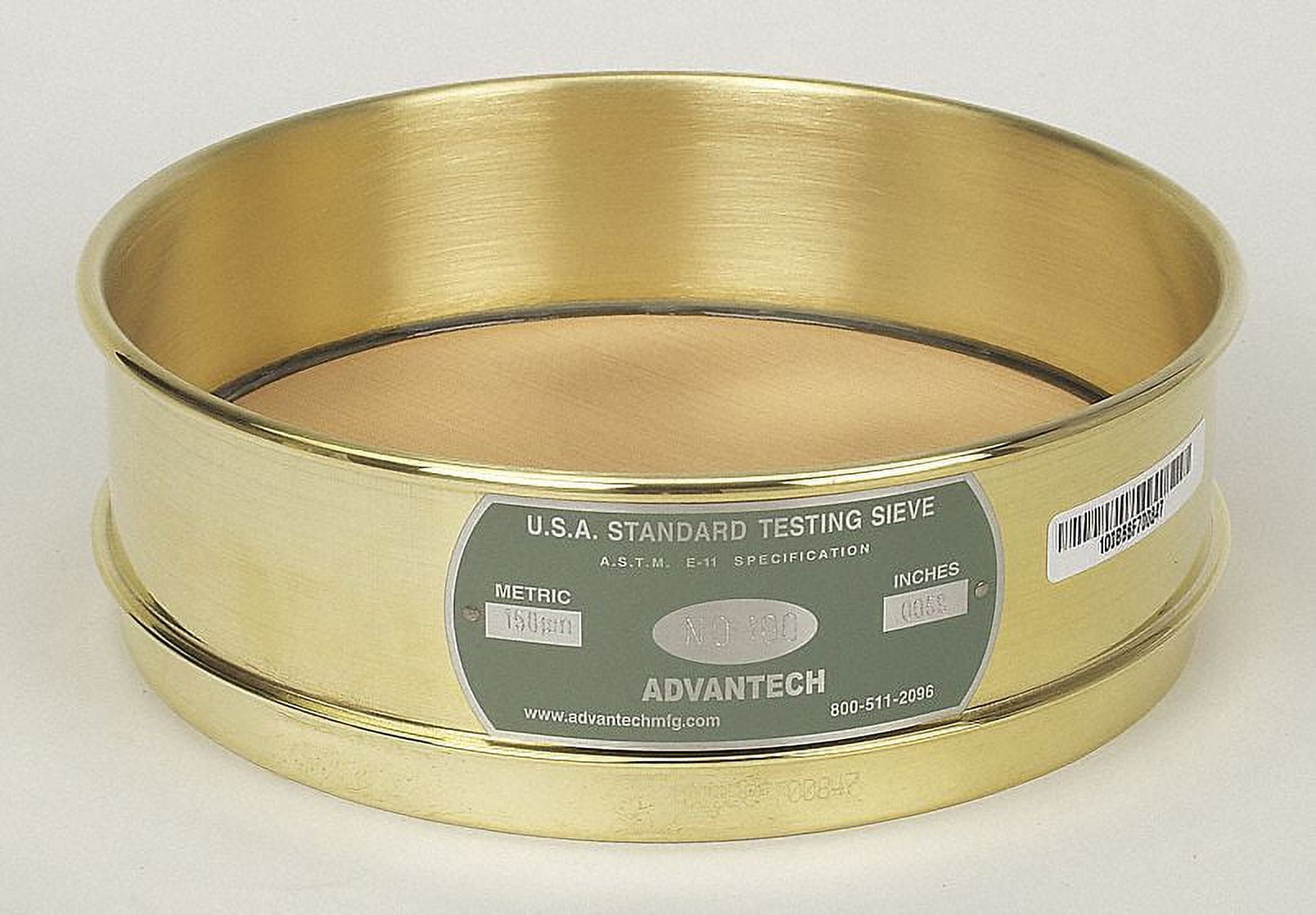 Advantech Manufacturing Sieve, #120, B/B, 8 In, Full Ht 120BB8F ...