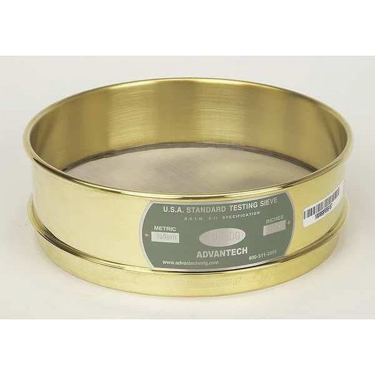 Advantech Manufacturing Sieve, No 60, B/S, 8 In, Full Ht 60BS8F ...