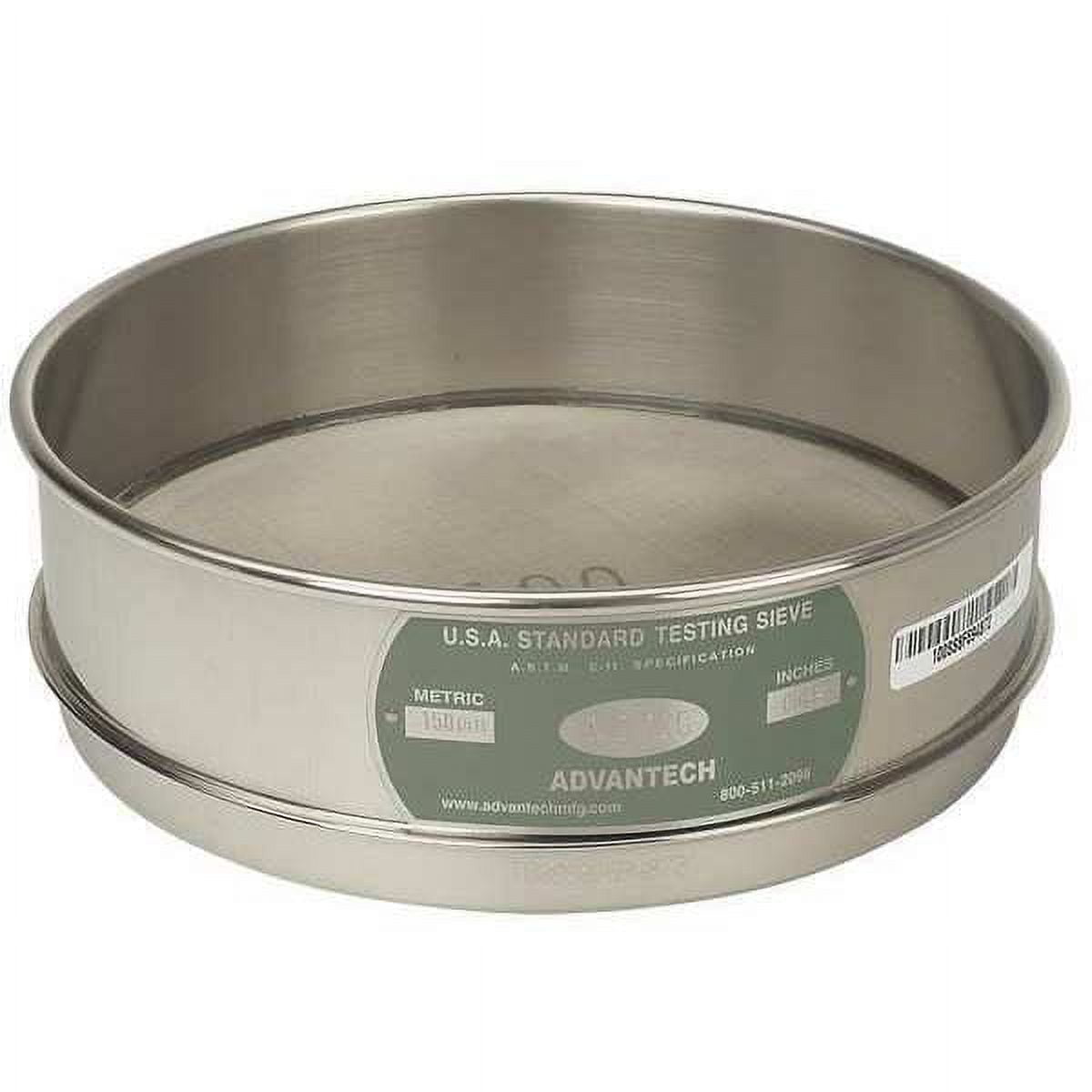 Advantech Manufacturing Sieve, No 70, S/S, 8 In, Full Ht 70SS8F ...