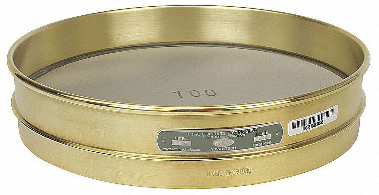 Advantech Sieve, #100, B/S, 12 In, Half Ht 100BS12H - Walmart.com