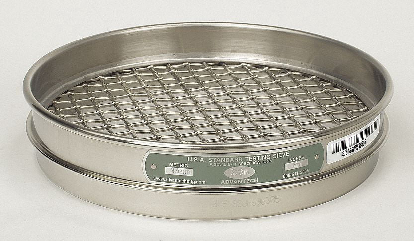 Advantech Sieve, #30, S/S, 8 In, Half Ht 30SS8H - Walmart.com