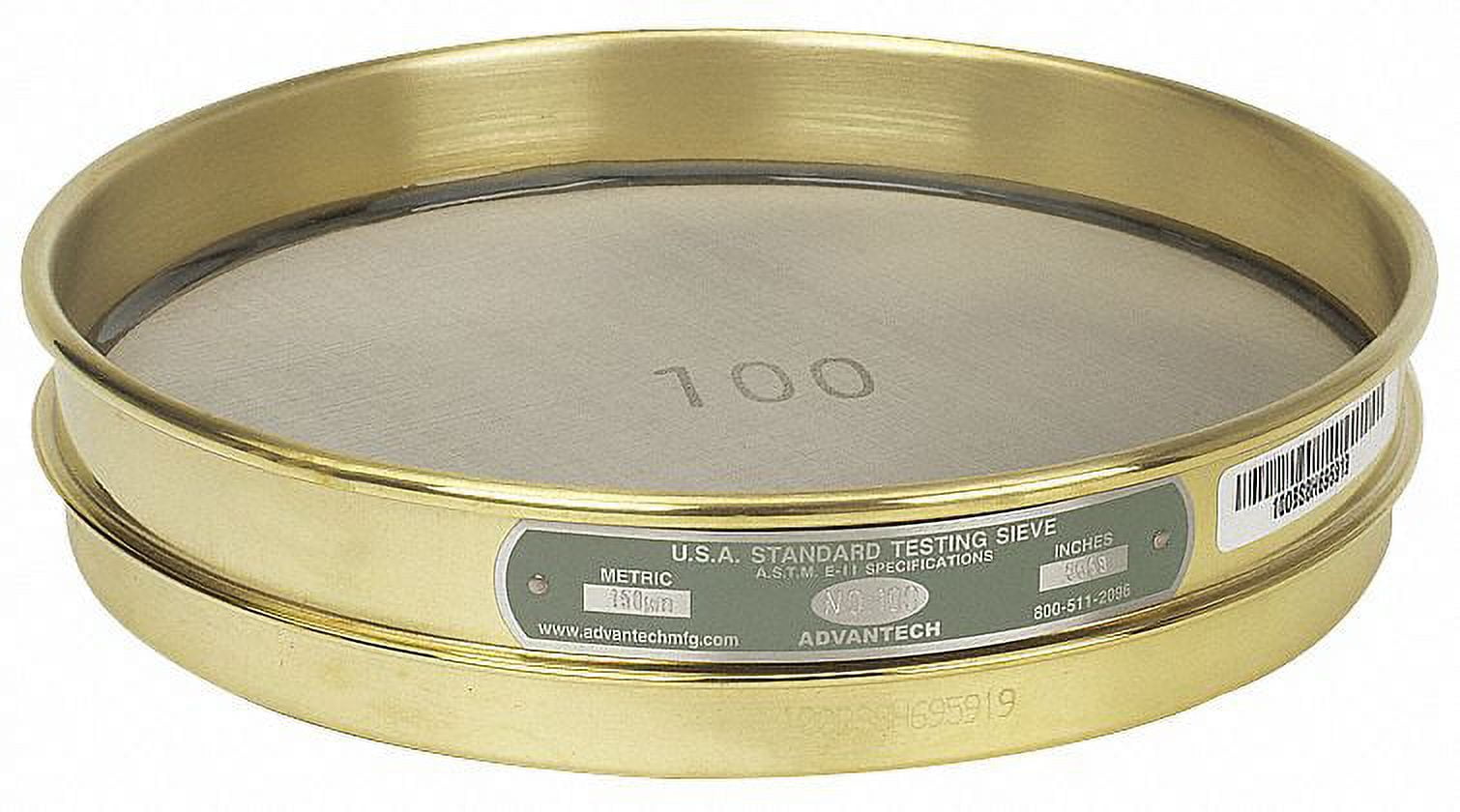 Advantech Sieve, #70, B/S, 8 In, Half Ht 70BS8H - Walmart.com