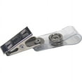 Advantus - 100 Pack of Badge Straps W/Clip, Vinyl, 3/8"w - Walmart.com