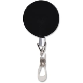Advantus Translucent Retractable ID Card Reel, 30" Extension, Assorted ...