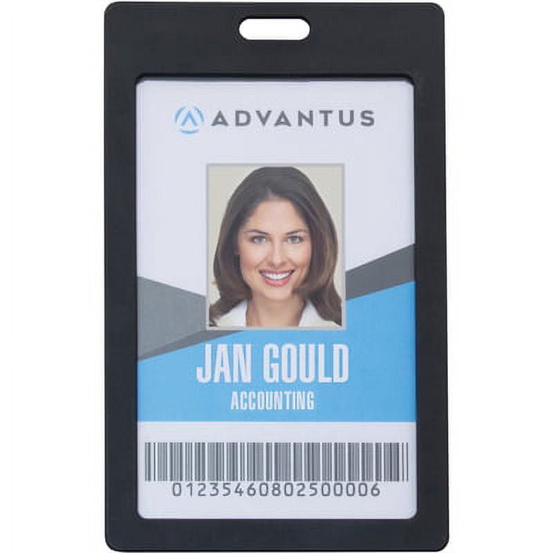 Advantus-1PK Advantus Vertical Rigid Id Badge Holder - Support 2" X 3. ...