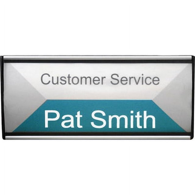 Advantus-1PK People Pointer Wall/Door Sign, Aluminum Base, 8.75 X 4 ...