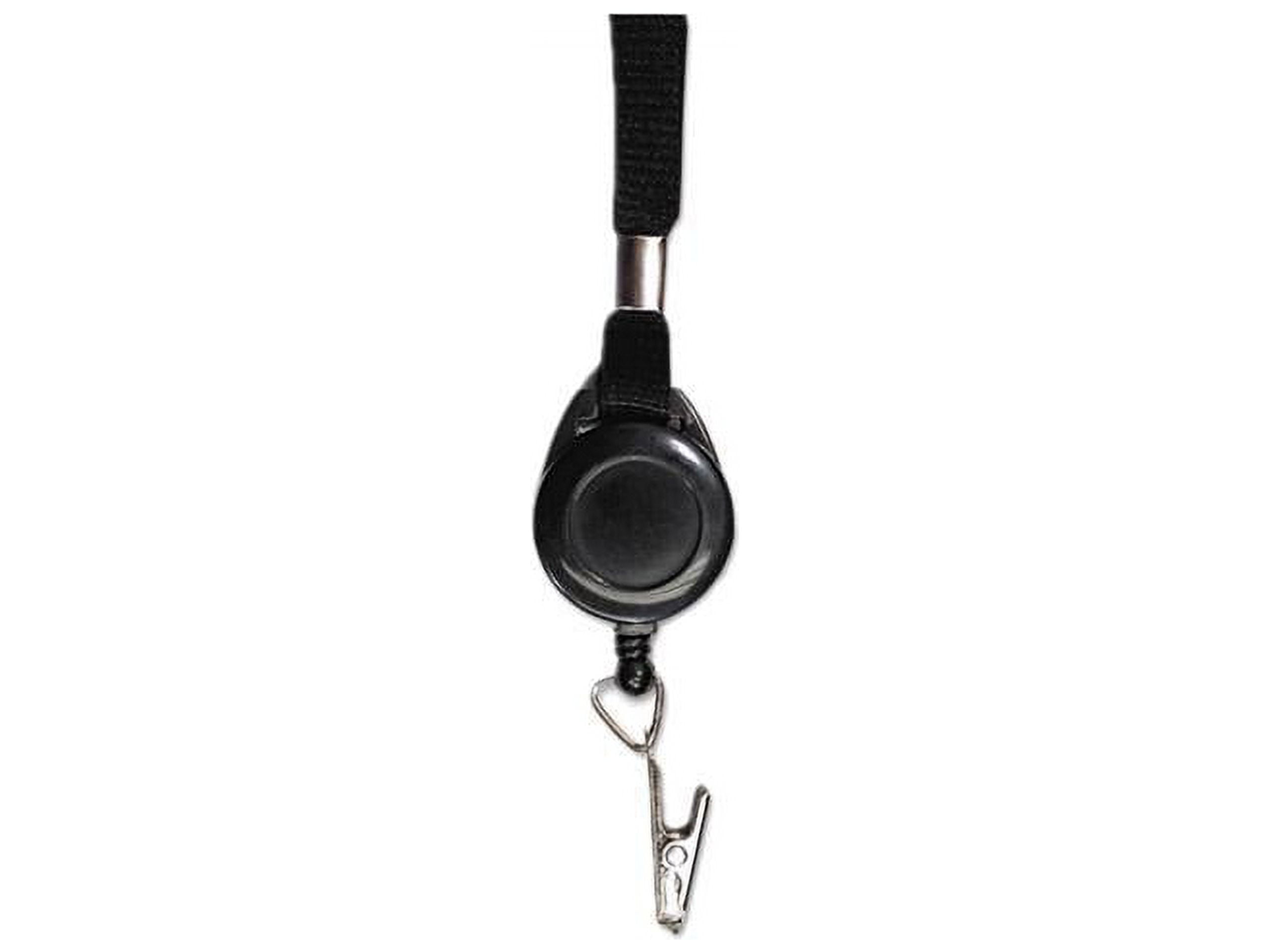 Advantus 75549 Lanyards with Retractable ID Reels, Clip Style, 36" Long ...