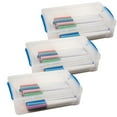 Super Stacker Large Pencil Box, Pack of 3 - Walmart.com