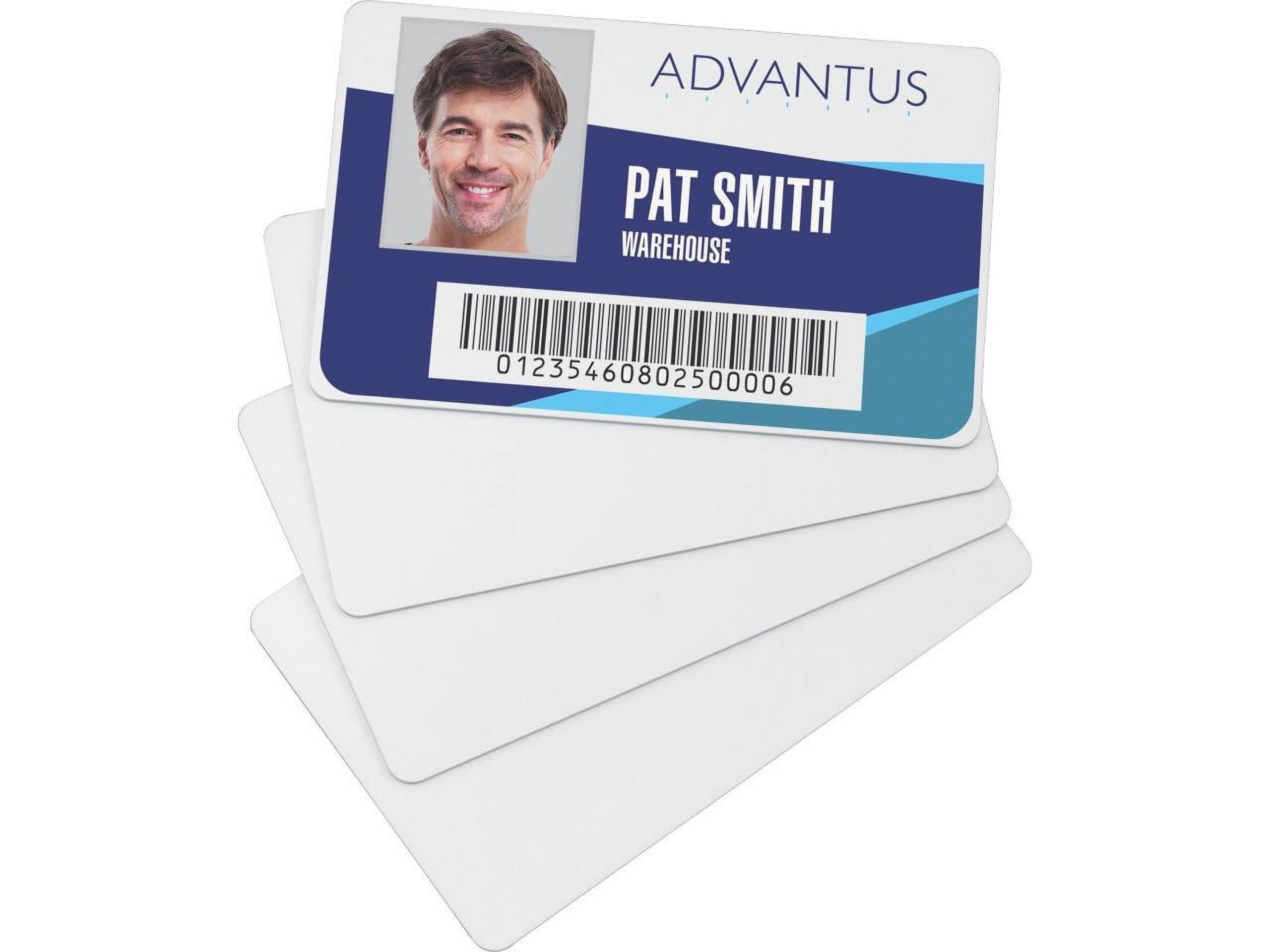 Advantus Blank PVC ID Cards - Walmart.com